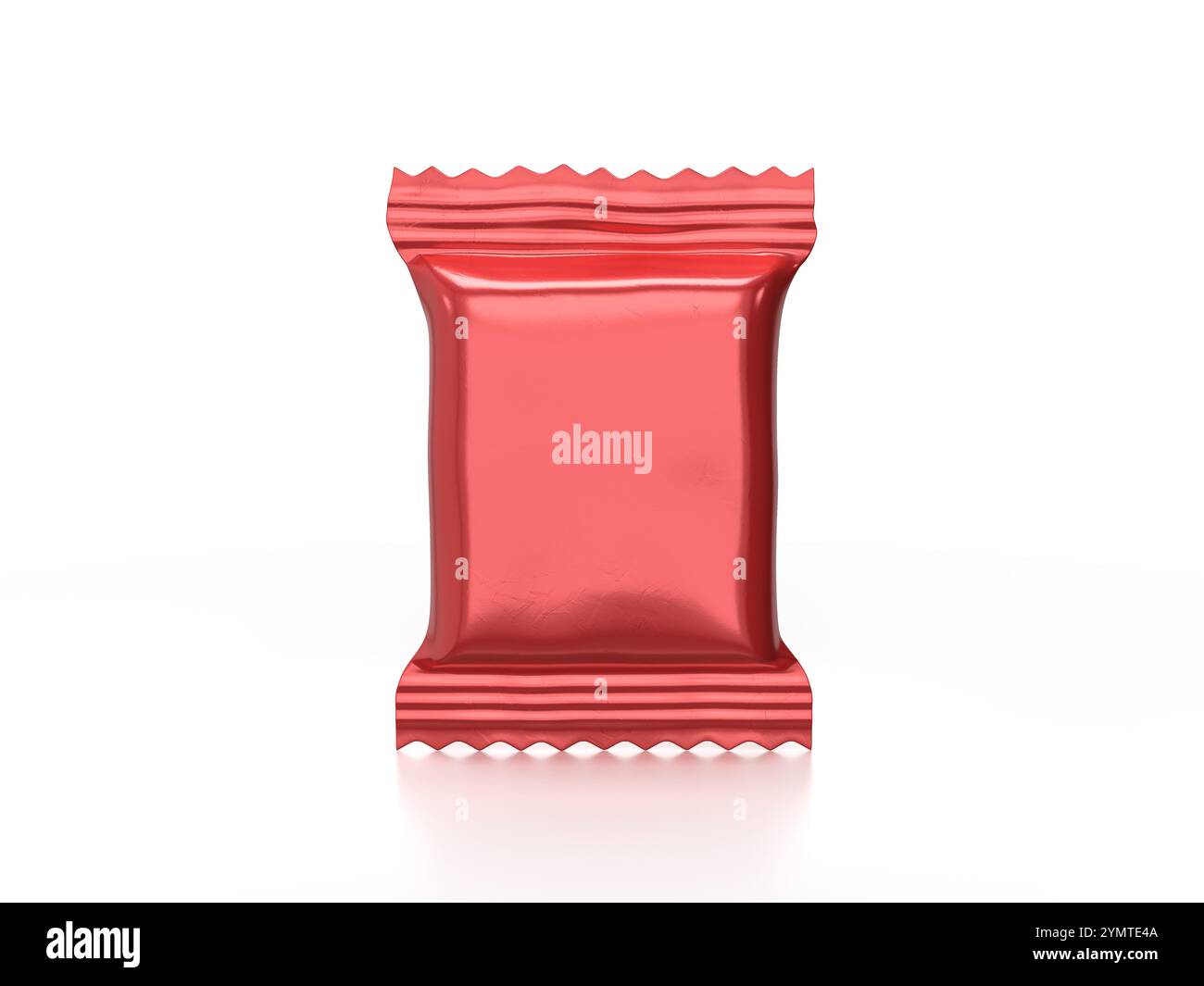 Candy bar package on a white background. 3d illustration Stock Photo ...