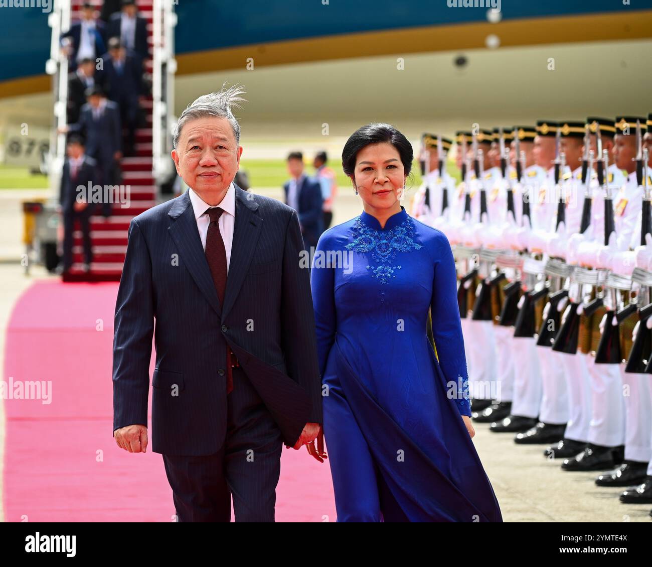 Arrival of H.E. To Lam, General Secretary of the Central Committee of ...