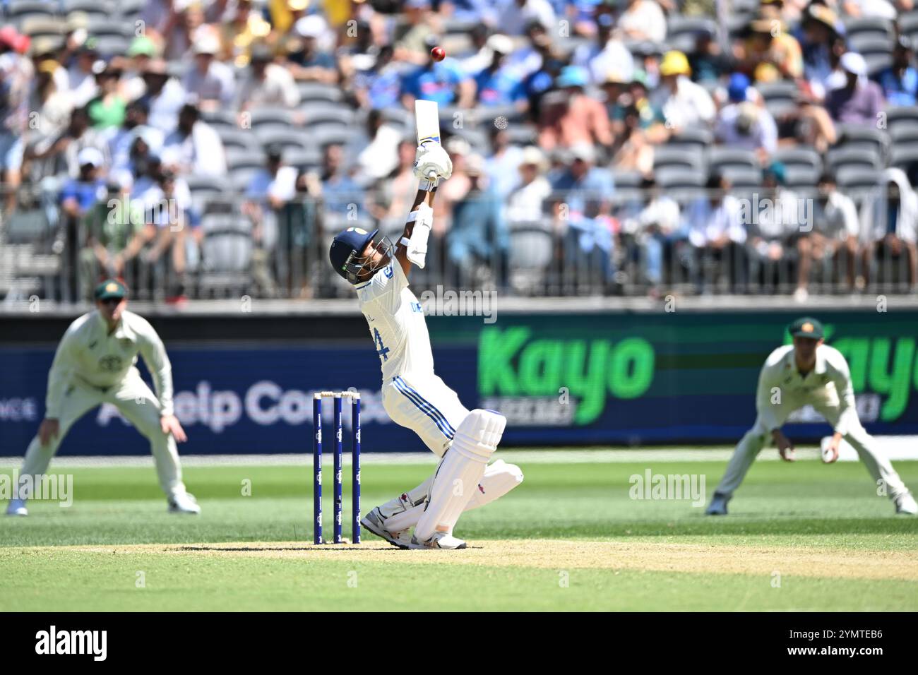 Perth, Australia. 23rd Nov, 2024. Yashasvi Jaiswal of India during Day ...