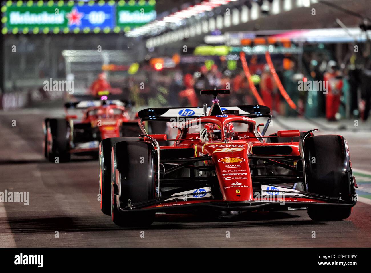 Las Vegas, USA. 22nd Nov, 2024. Charles Leclerc (MON) Ferrari SF-24 in ...