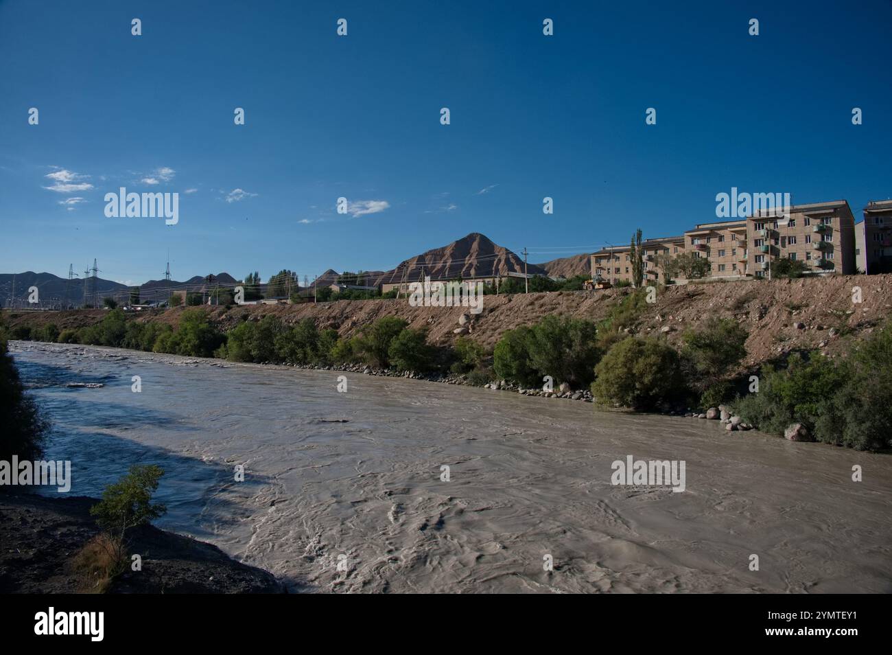 River Naryn in Naryn, Kyrgyzstan Stock Photo - Alamy