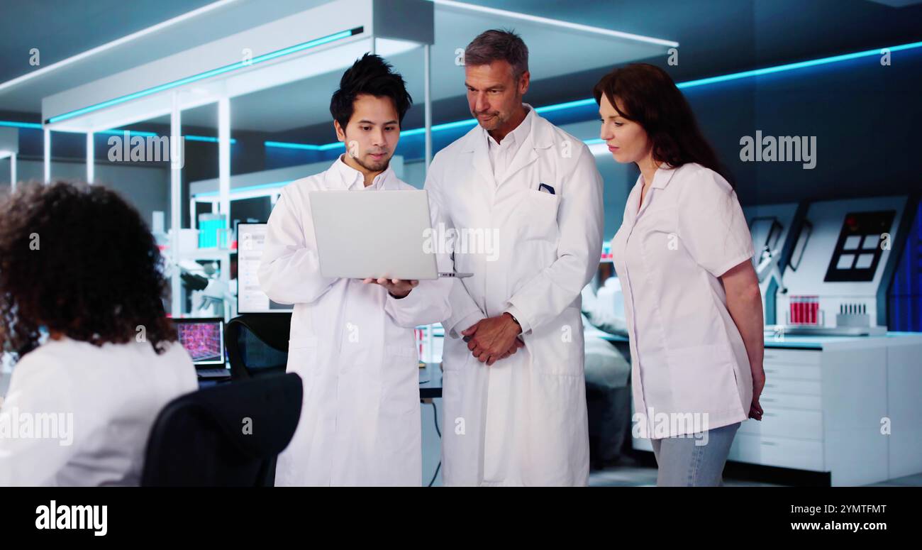 Group medical laboratory employees hi-res stock photography and images - Alamy