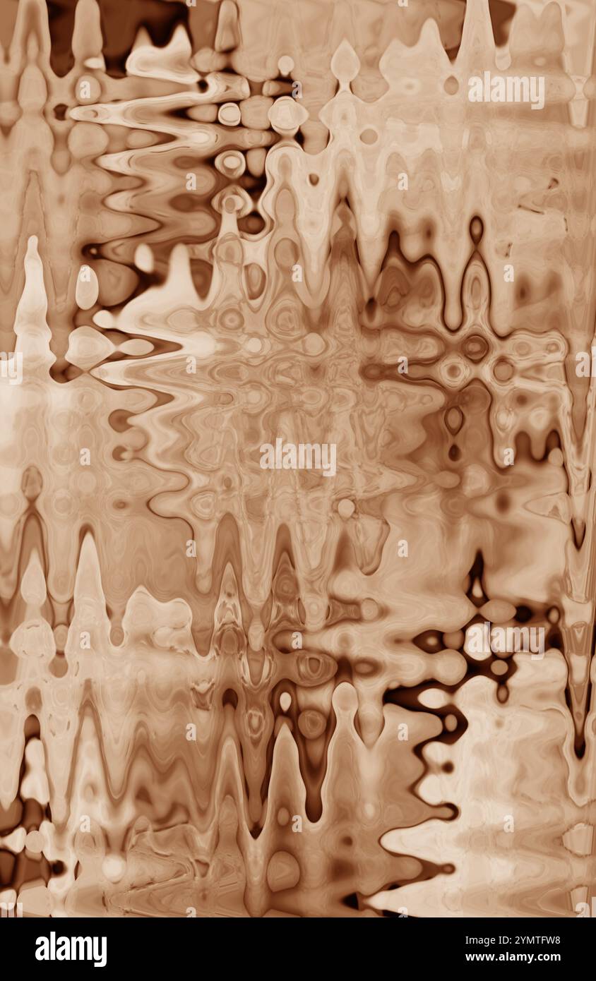 Illustration of spreading water texture on glass surface in gradient ...