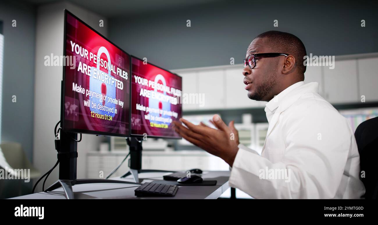 Ransomware doctor hi-res stock photography and images - Alamy