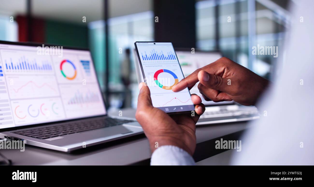Business Data Analytics Dashboard And KPI Performance Stock Photo - Alamy