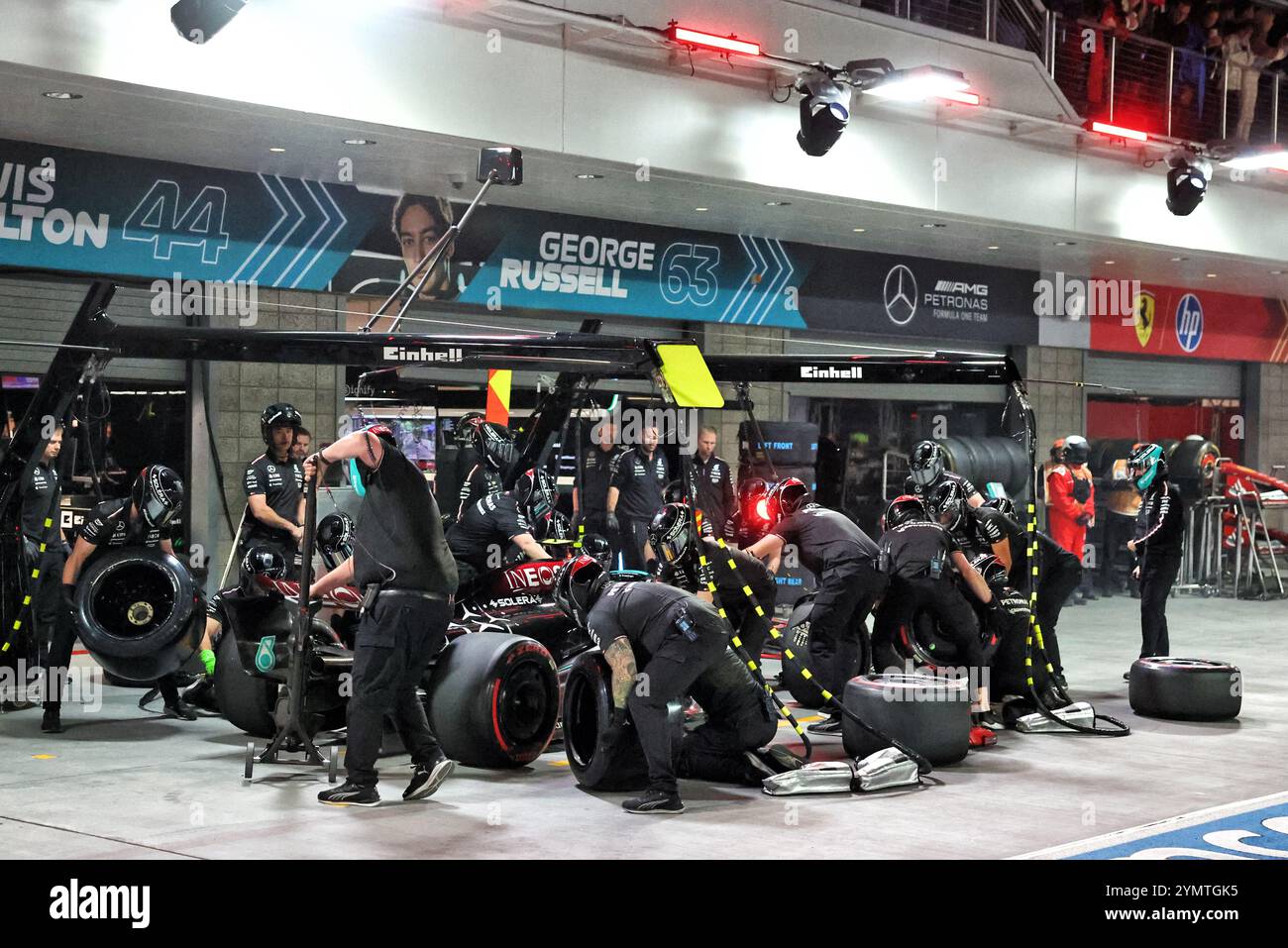 Las Vegas, USA. 22nd Nov, 2024. Lewis Hamilton (GBR) Mercedes AMG F1 ...