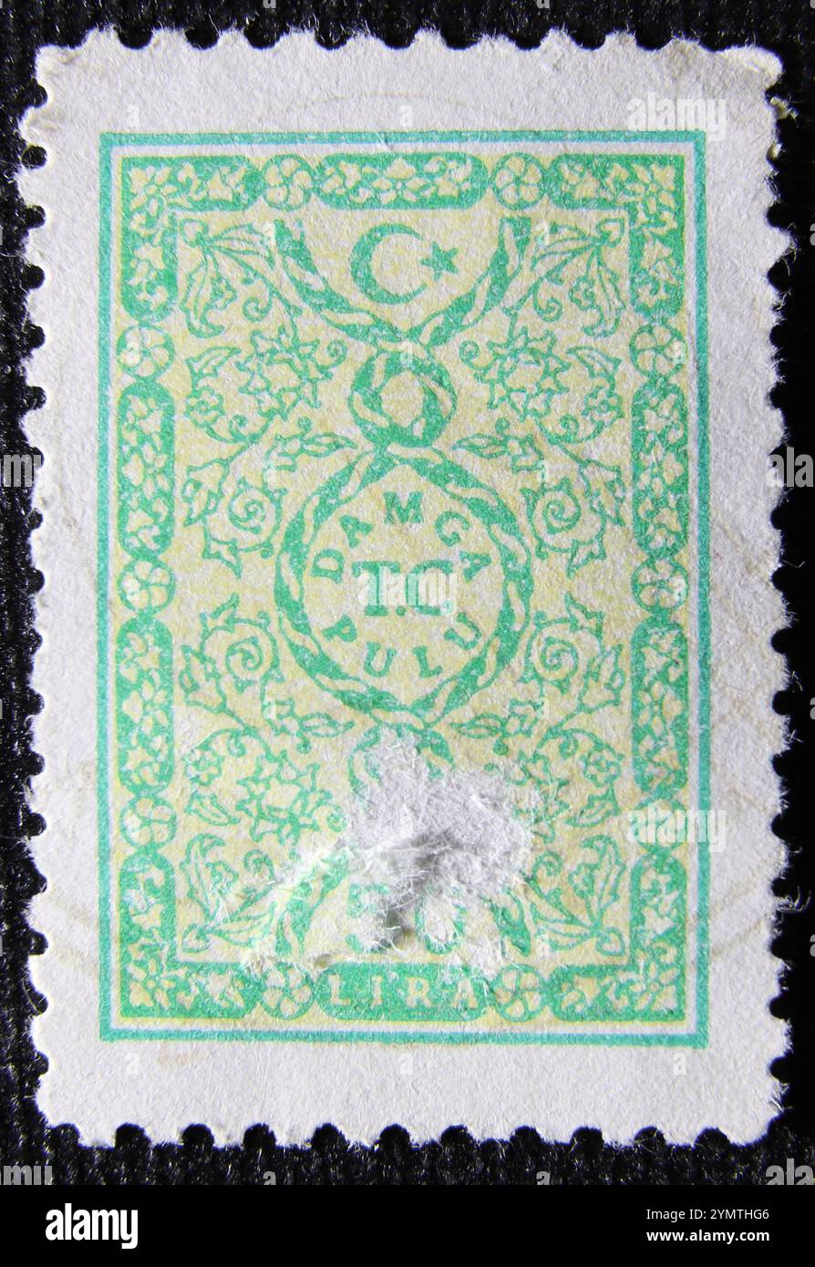 ISTANBUL, TURKEY - JANUARY 03, 2021: Turkish official stamp Stock Photo ...