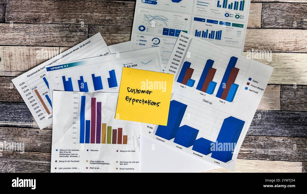 Concept customer retention write hi-res stock photography and images ...