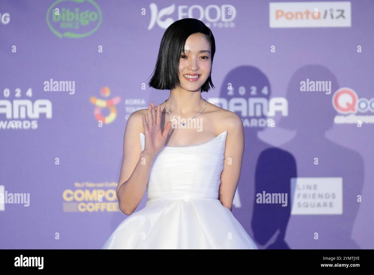 South Korean actress Kim Tae-ri arrives for the red carpet of the MAMA ...