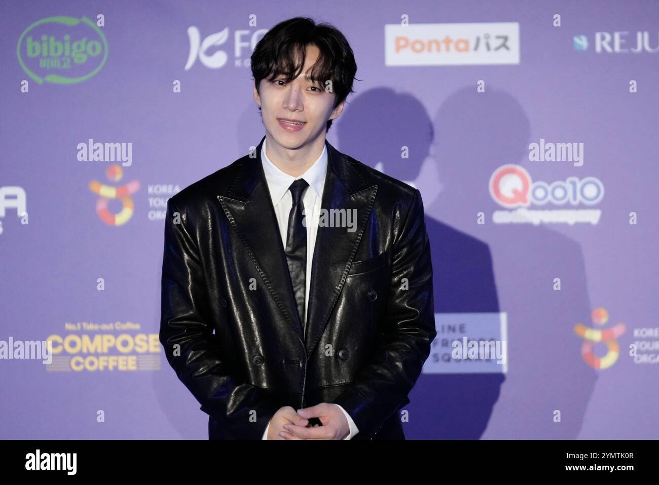 South Korean singer and actor Lee Jun-ho arrives for the red carpet of the MAMA Awards in Osaka ...