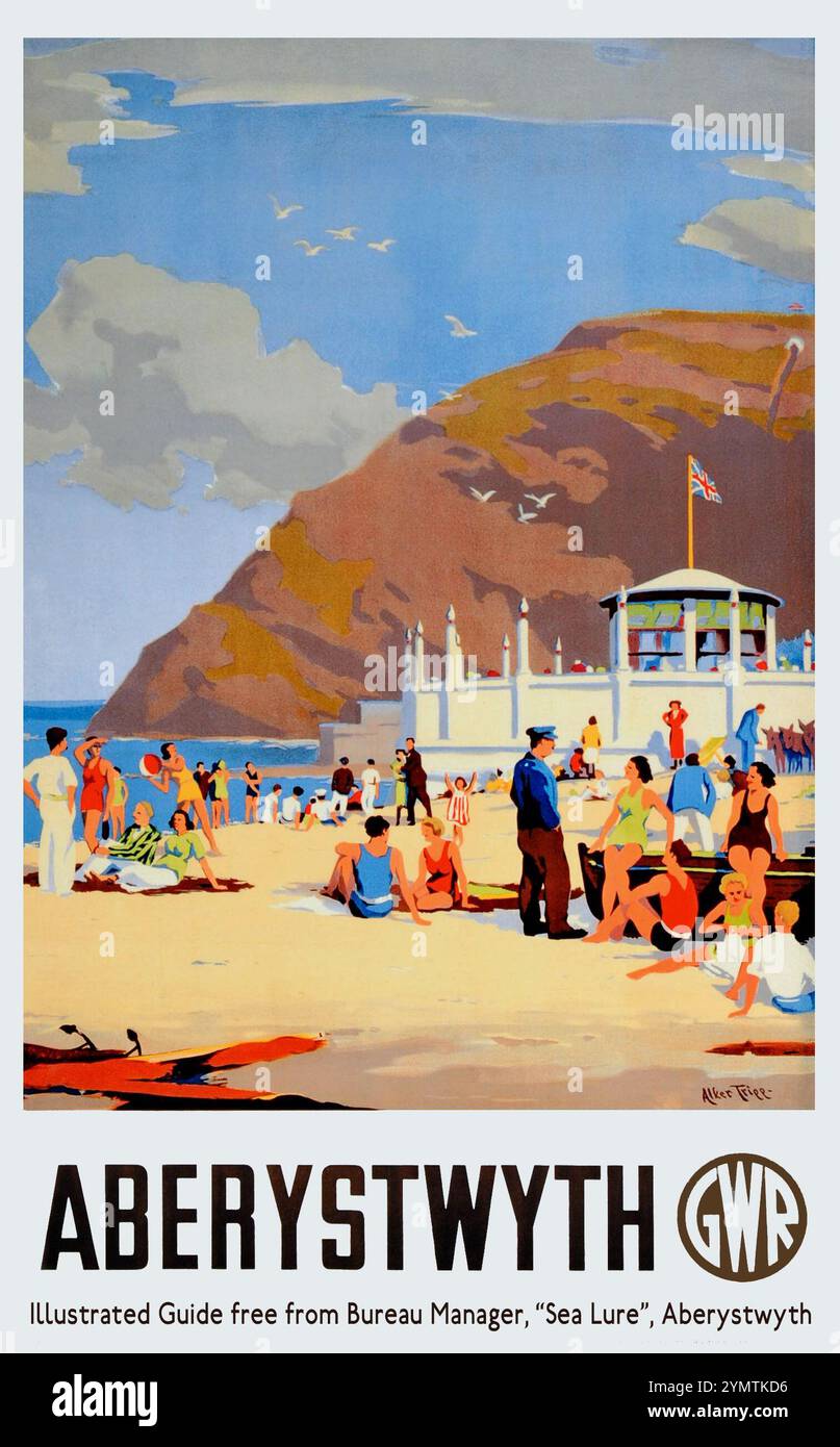 Great western railway poster hi-res stock photography and images - Alamy