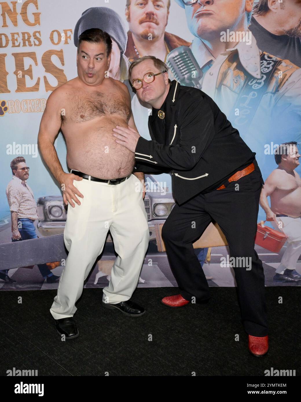 November 22, 2024, Hollywood, California, USA: Patrick Roach and Mike Smith attend the Los ...