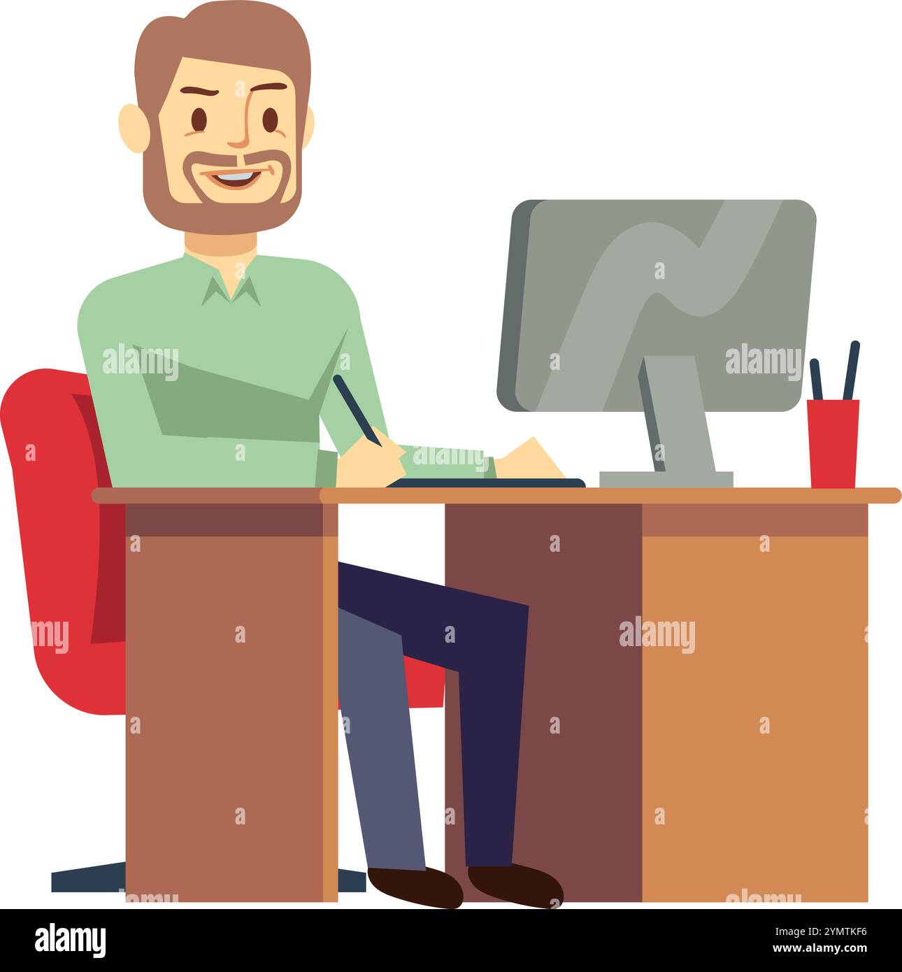 Workplace zoom Stock Vector Images - Alamy