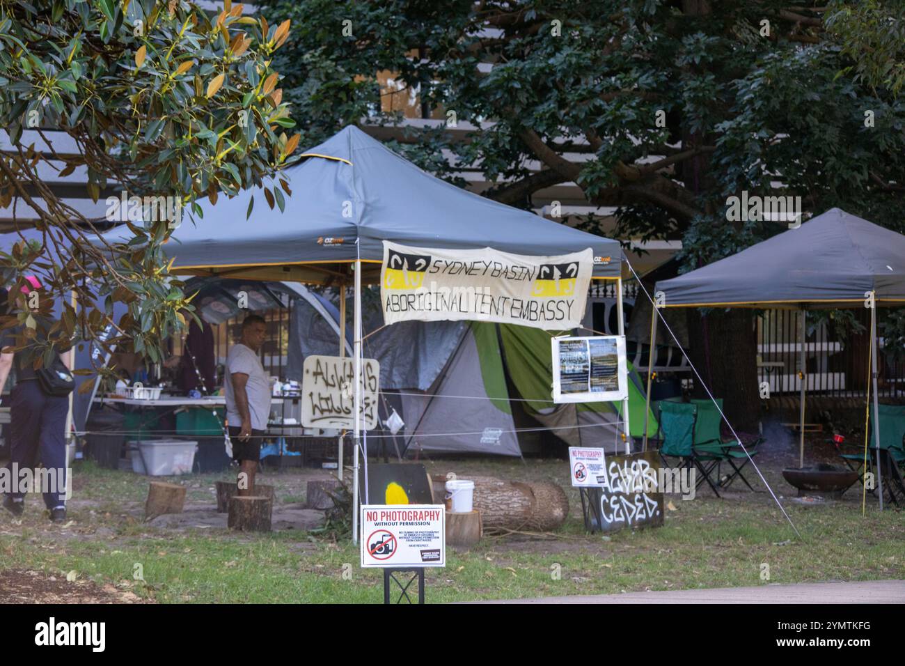 Sydney, Australia. 23rd November 2024. Several tents have been set up ...