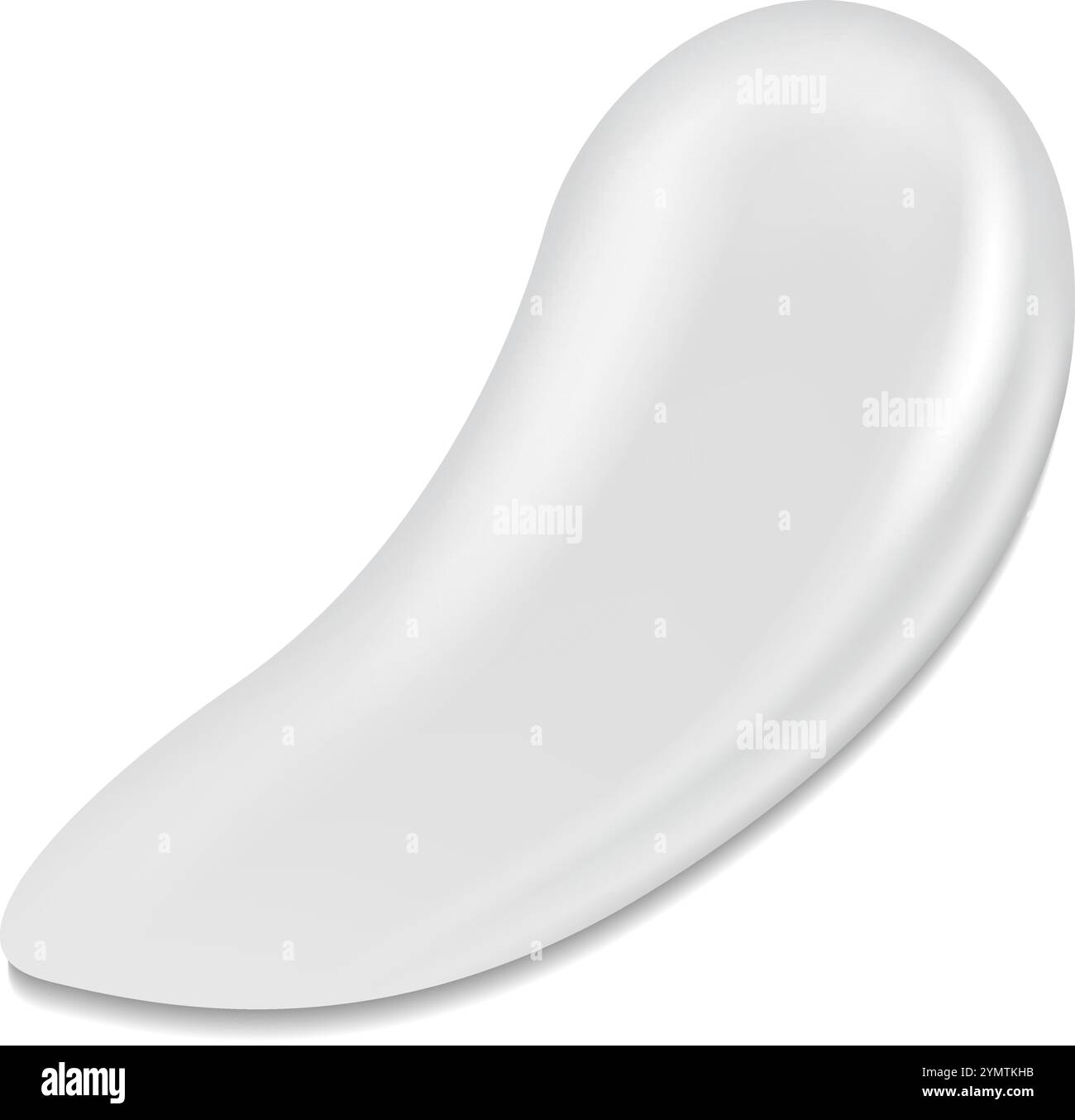 Cream drop. Cosmetic product swatch. Liquid skincare Stock Vector Image ...