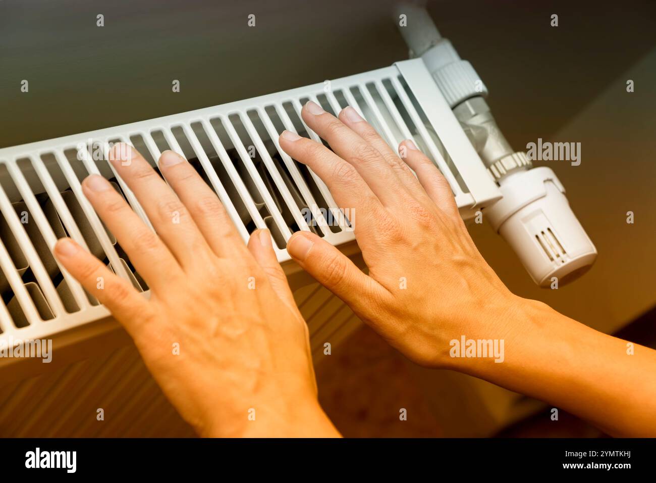 Warm up hands radiator hi-res stock photography and images - Alamy