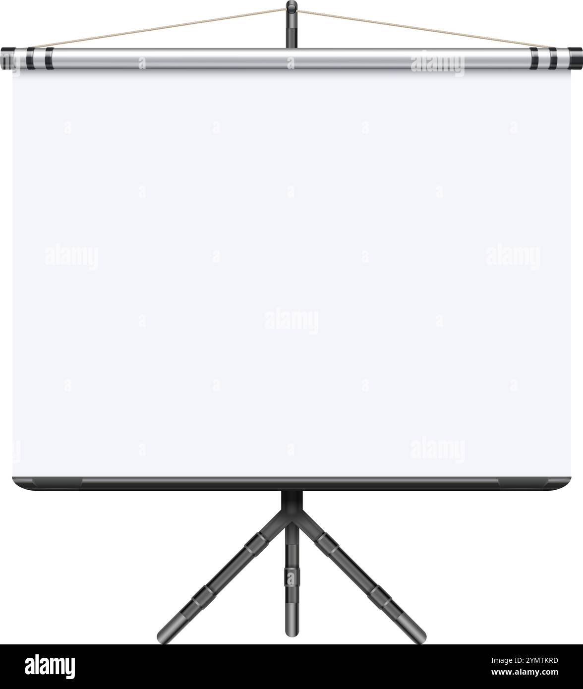 Whiteboard mockup. Blank presentation or marker paper board Stock ...