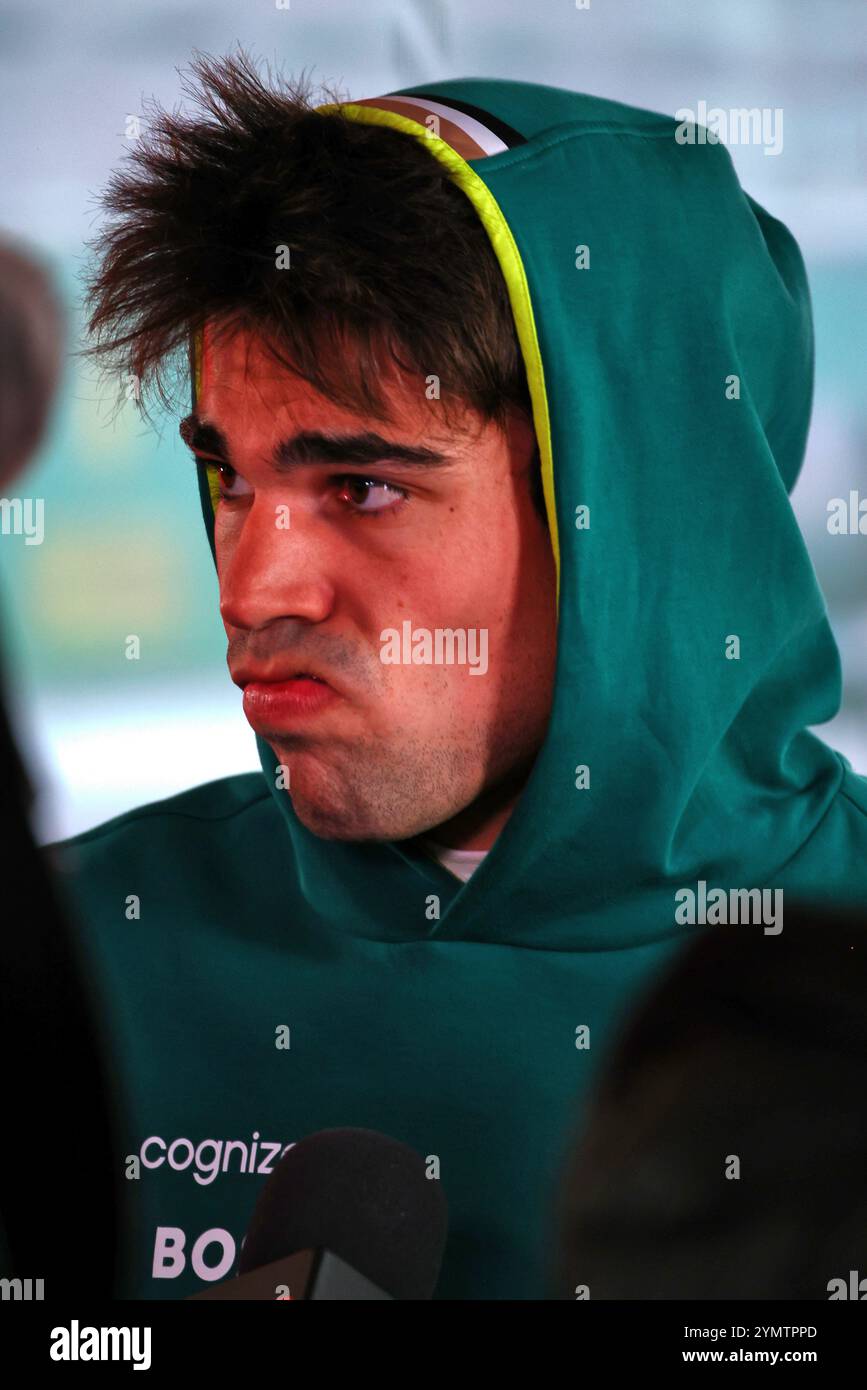 Las Vegas, USA. 22nd Nov, 2024. Lance Stroll (CDN) Aston Martin F1 Team ...