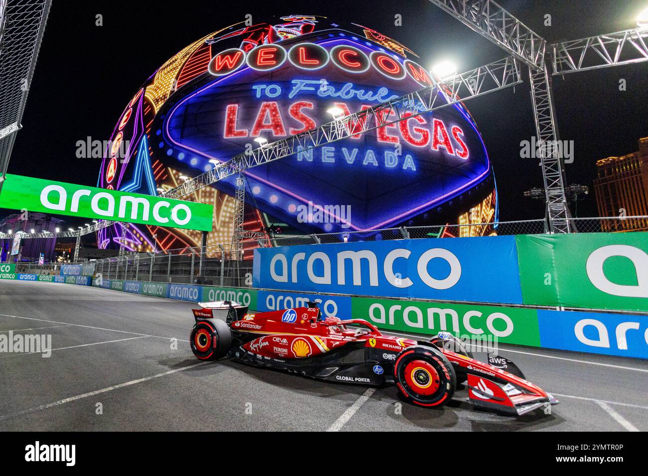 22nd November 2024; Las Vegas, Nevada, USA. F1 Las Vegas Grand Prix ...