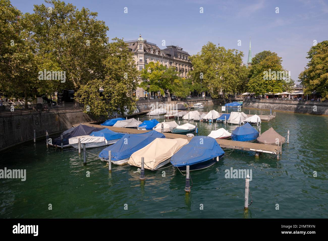 Zurich and the Limmat river Stock Photo - Alamy