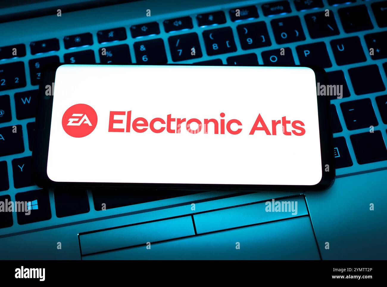 Electronic Arts video game company logo Stock Photo - Alamy