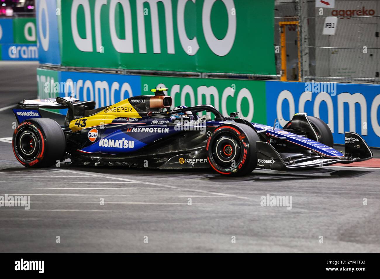 Las Vegas, NV, USA. 22nd Nov, 2024. Williams Racing driver Franco ...