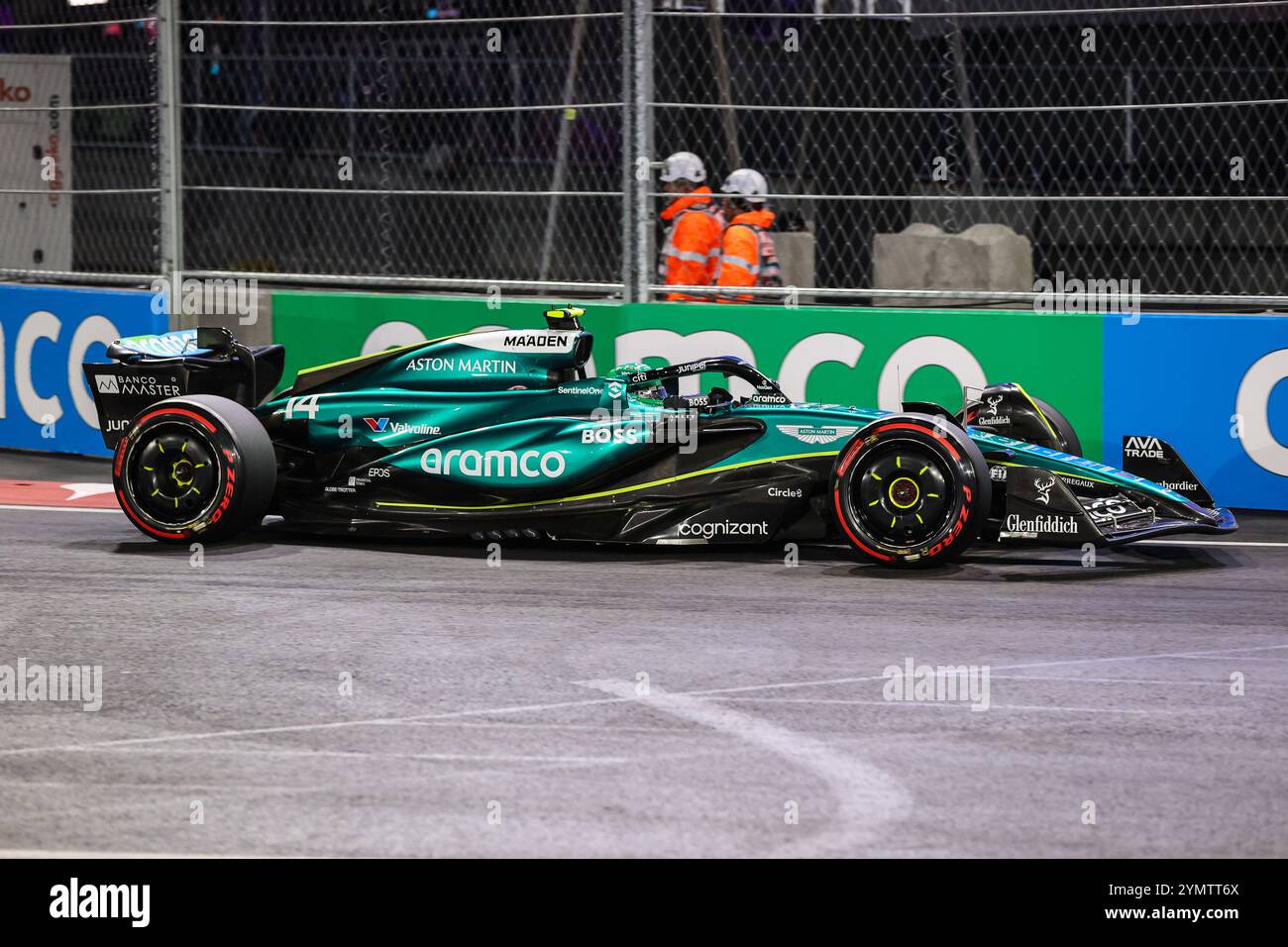 Las Vegas, NV, USA. 22nd Nov, 2024. Aston Martin Aramco F1 Team driver ...