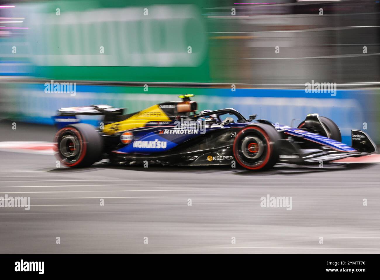 Las Vegas, NV, USA. 22nd Nov, 2024. Williams Racing driver Franco ...