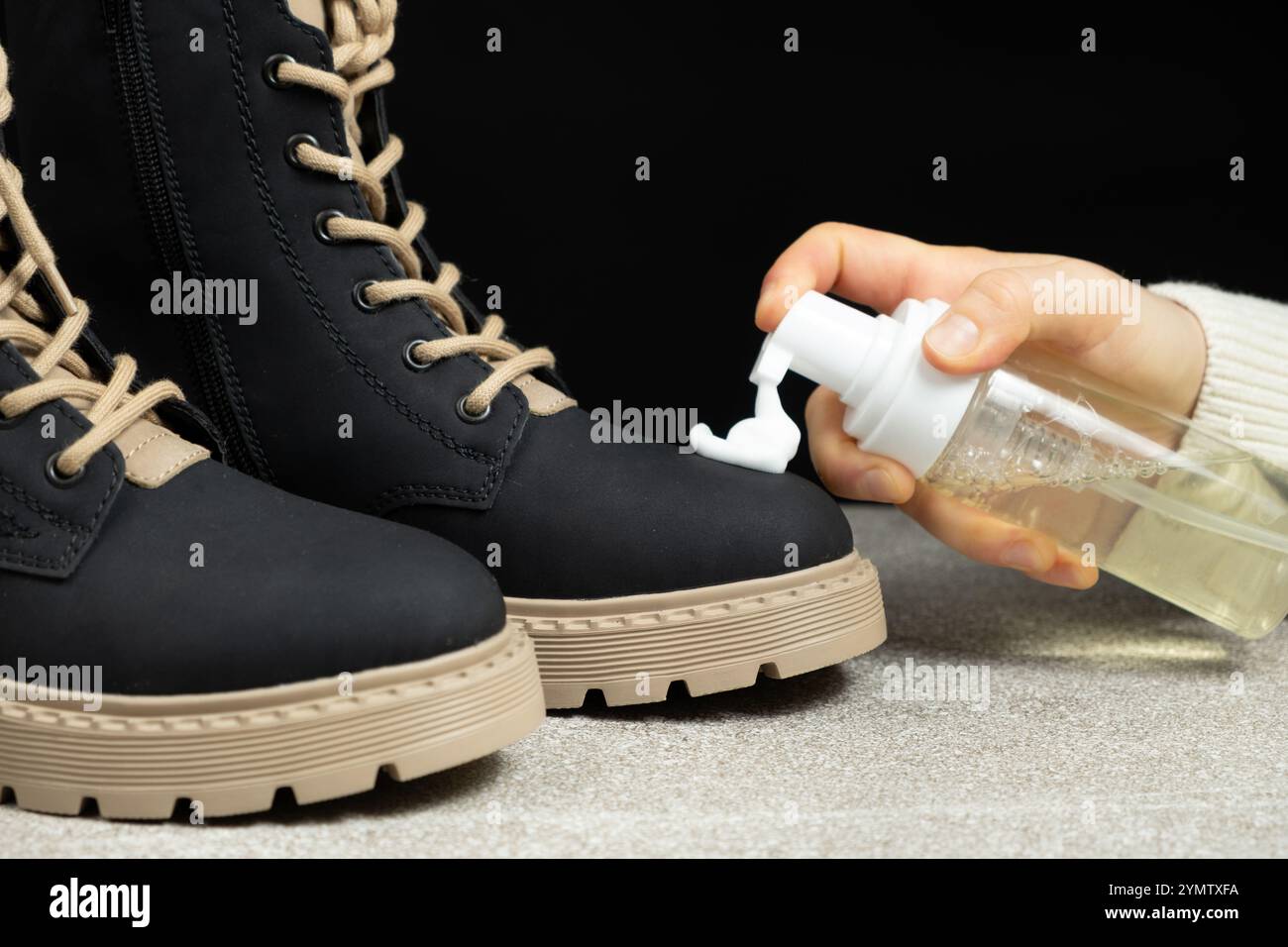 Suede cleaning foam hi-res stock photography and images - Alamy