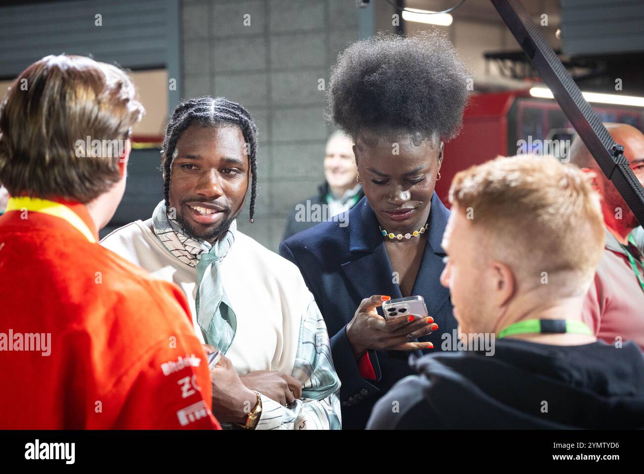 Noah Lyles, Olympiasieger im 100 Meter Lauf von Paris, und seine ...