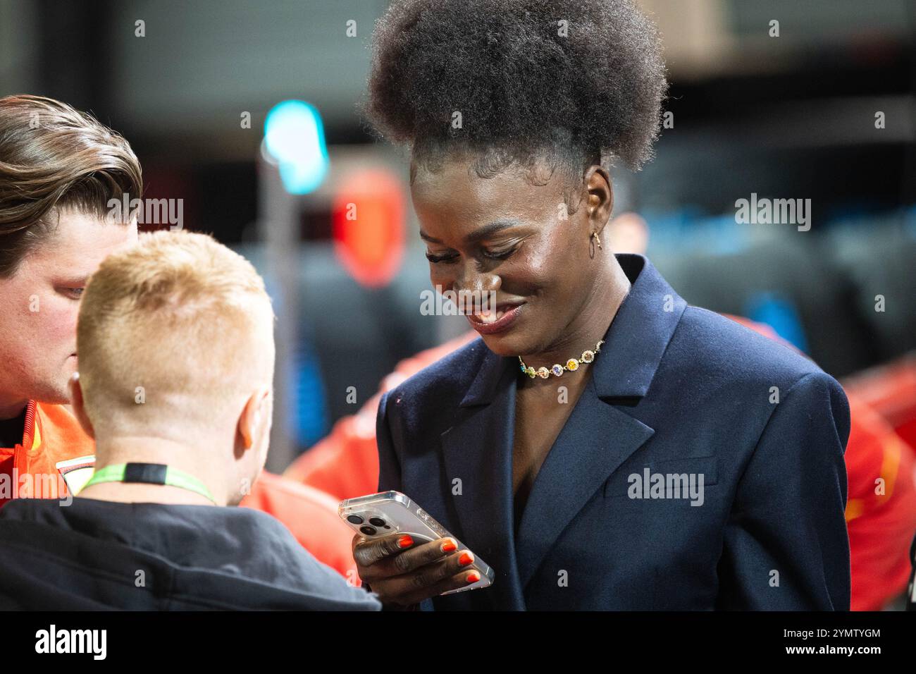Junelle Bromfield, Freundin von Olympiasieger Noah Lyles, zu Besuch bei ...