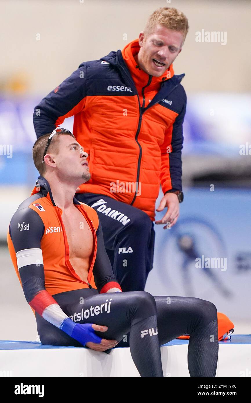 NAGANO, JAPAN - NOVEMBER 23: Joep Wennemars of The Netherlands, coach ...