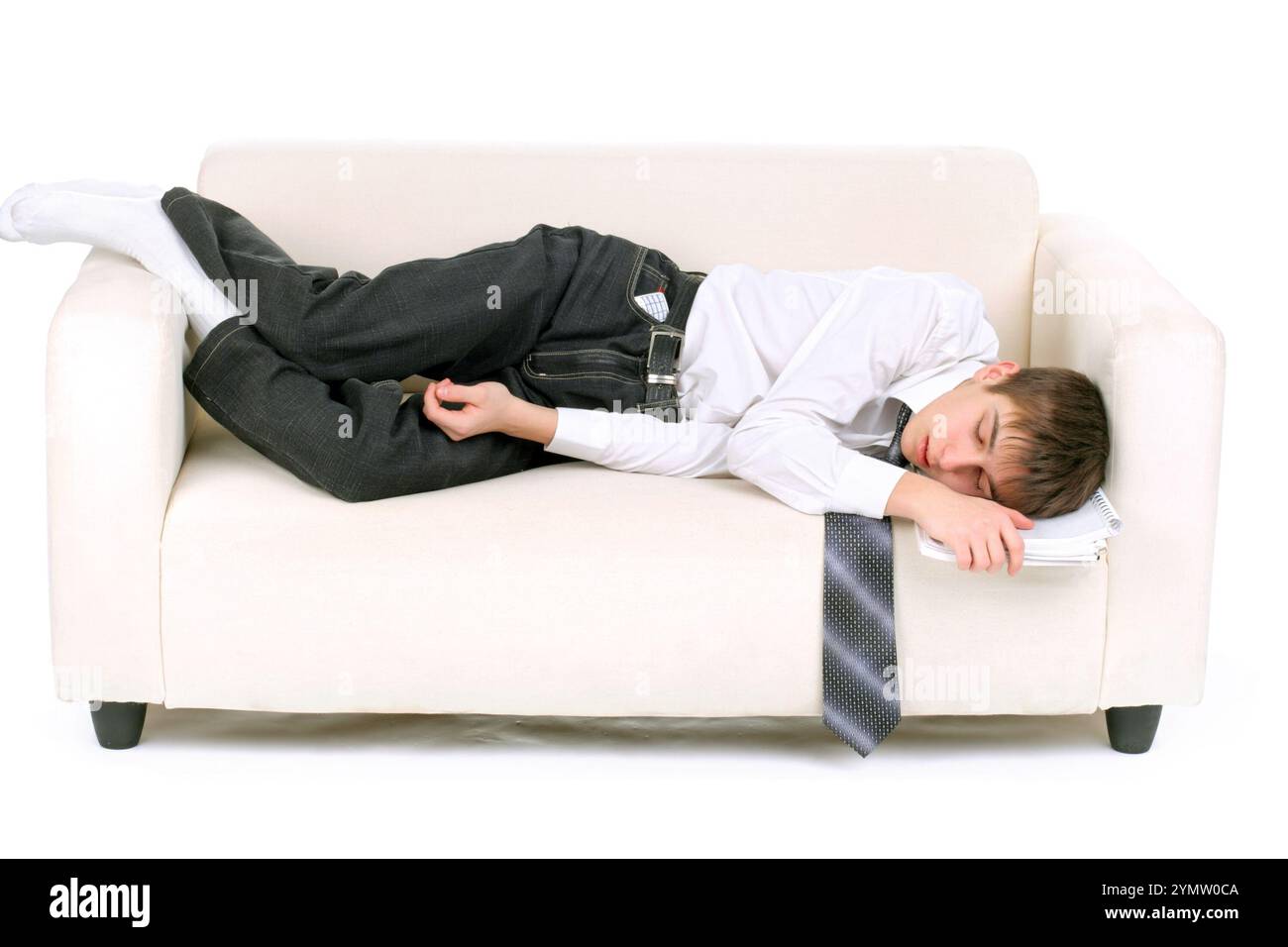Teenager tired Cut Out Stock Images & Pictures - Alamy