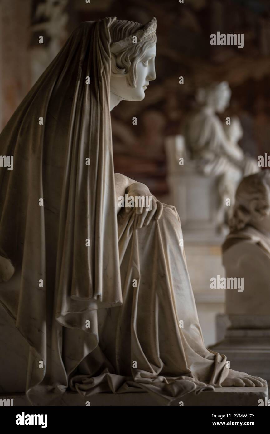 Beautiful details on marble sculptures, statues and tombs in The ...