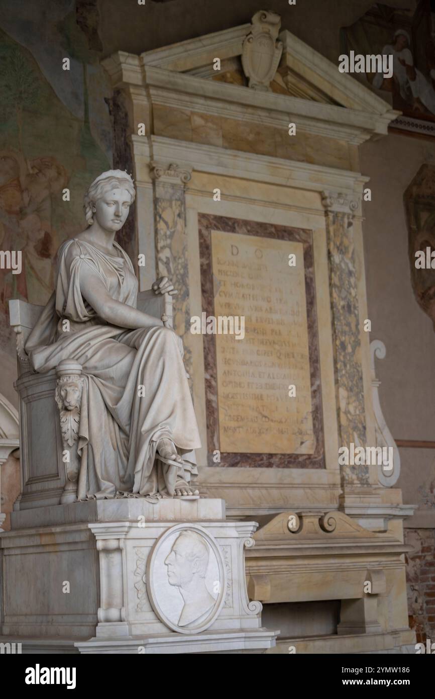 Beautiful details on marble sculptures, statues and tombs in The ...