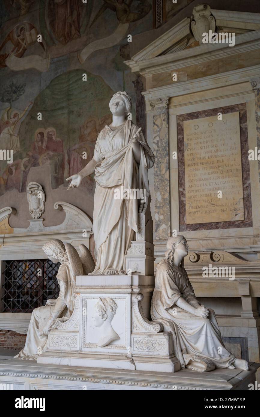 Beautiful details on marble sculptures, statues and tombs in The ...