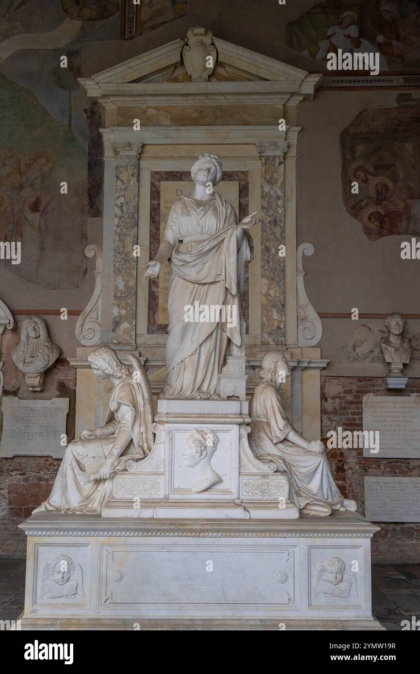 Beautiful details on marble sculptures, statues and tombs in The ...