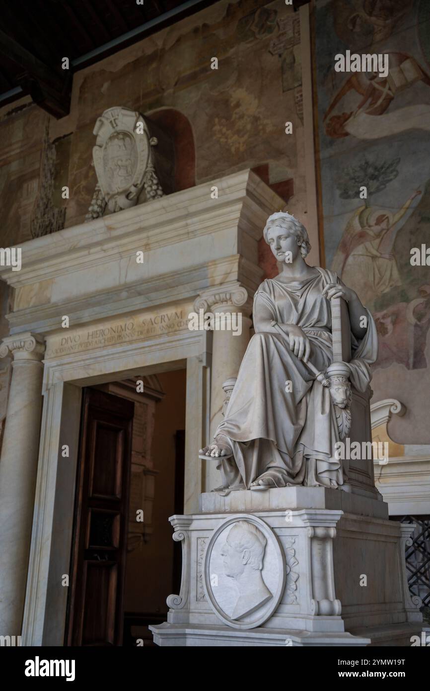 Beautiful details on marble sculptures, statues and tombs in The ...