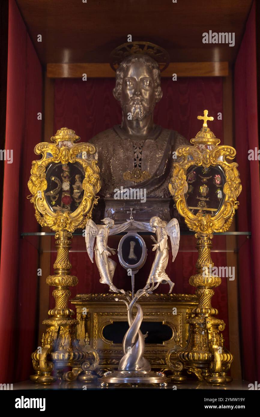 Reliquary in The Camposanto Monumentale the ancient cemetery and ...