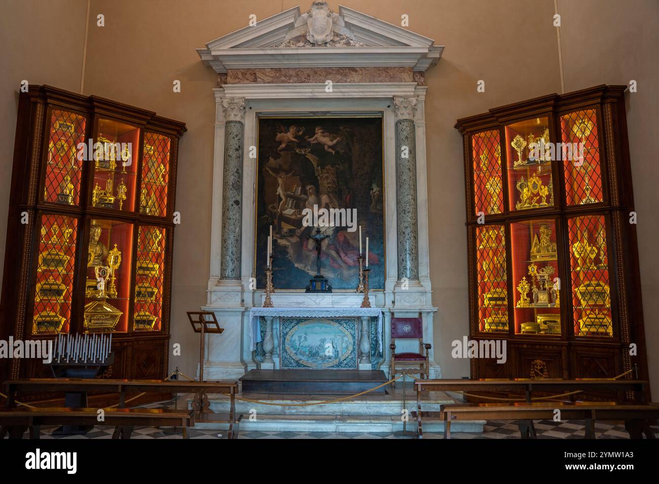 Reliquary in The Camposanto Monumentale the ancient cemetery and ...