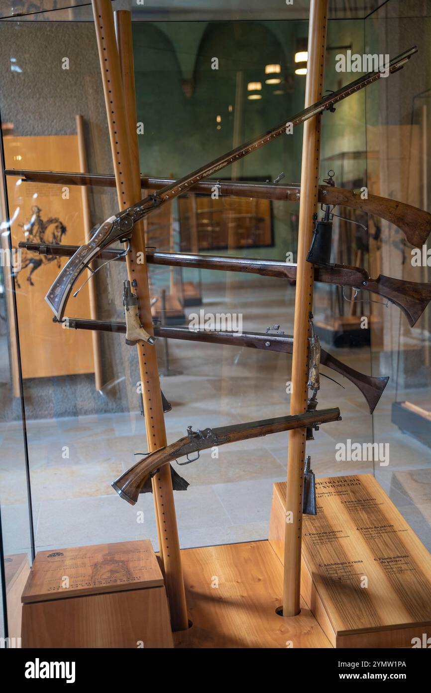 Medieval castle interior weapons hi-res stock photography and images ...