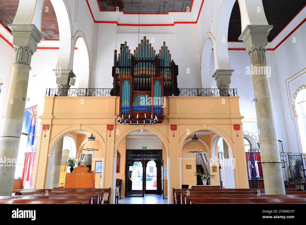 Interior of the Cathedral of the Holy Trinity, Gibraltar Stock Photo ...