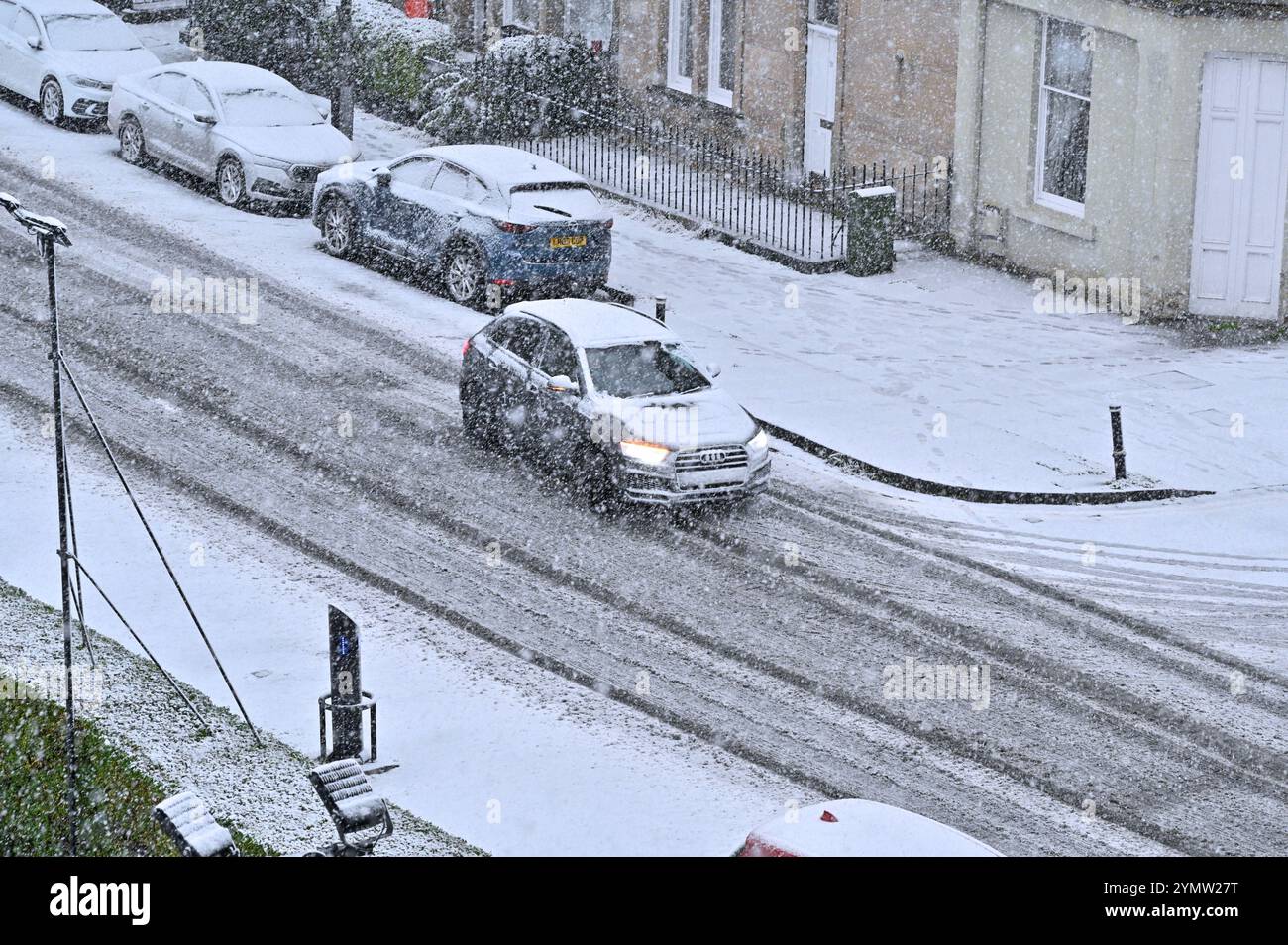 Edinburgh, Scotland, UK. 23rd Nov 2024. Storm Bert:Heavy snow in ...