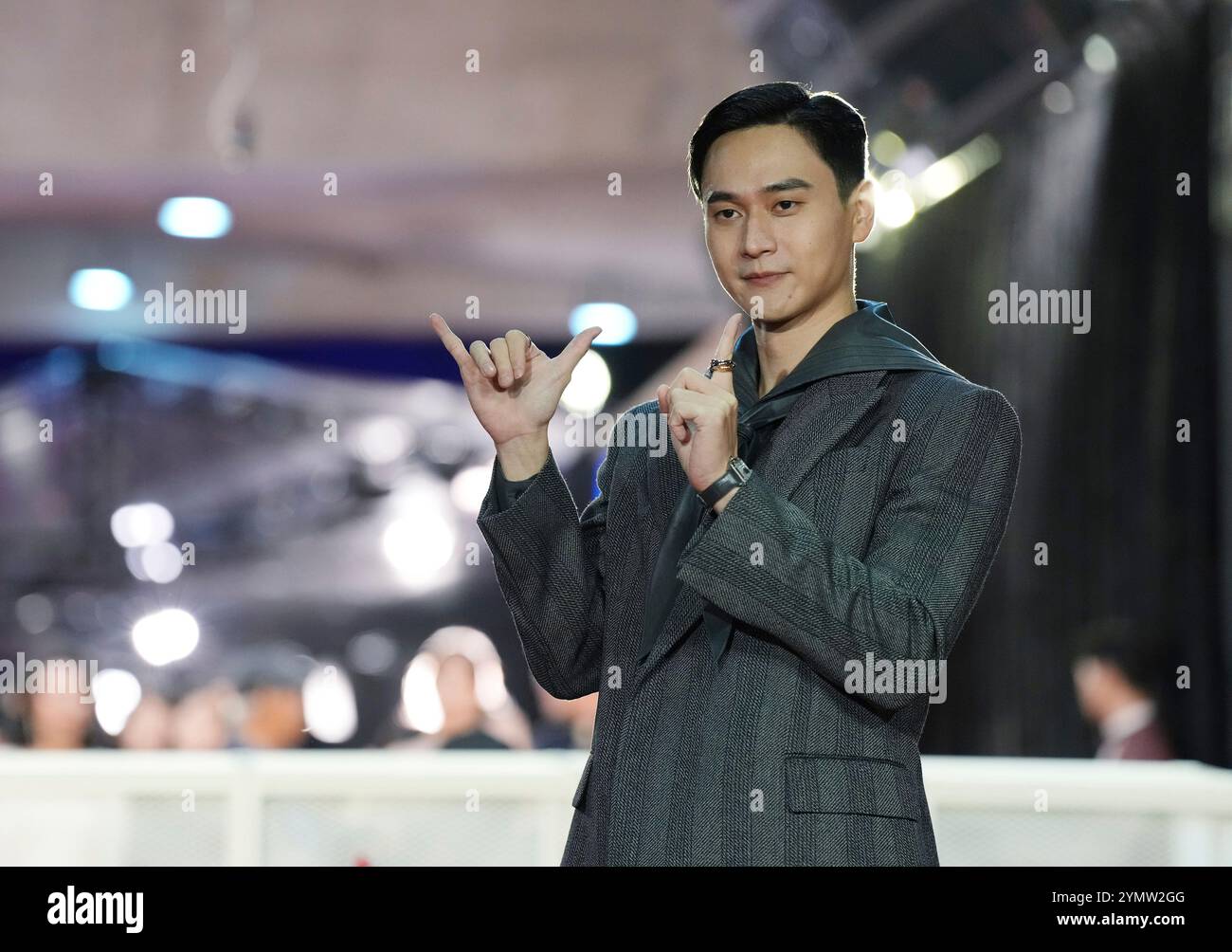 Liu Kuan-ting arrives at the 61st Golden Horse Awards in Taipei, Taiwan ...