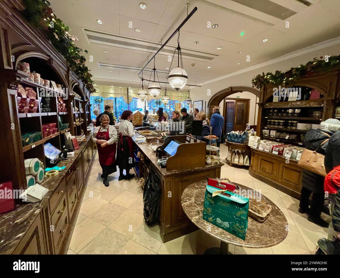 Bettys Café Tea Rooms parliament st harrogate yorkshire; inside store ...