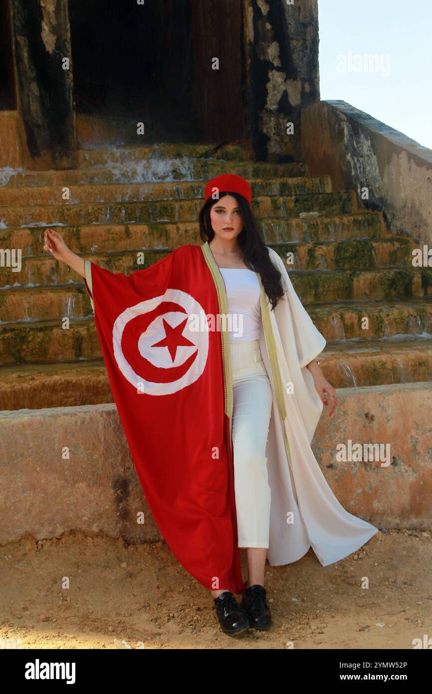 Souk Al Ahad, Kebili, Tunisia. 15th Nov, 2024. The sixth session of the ...