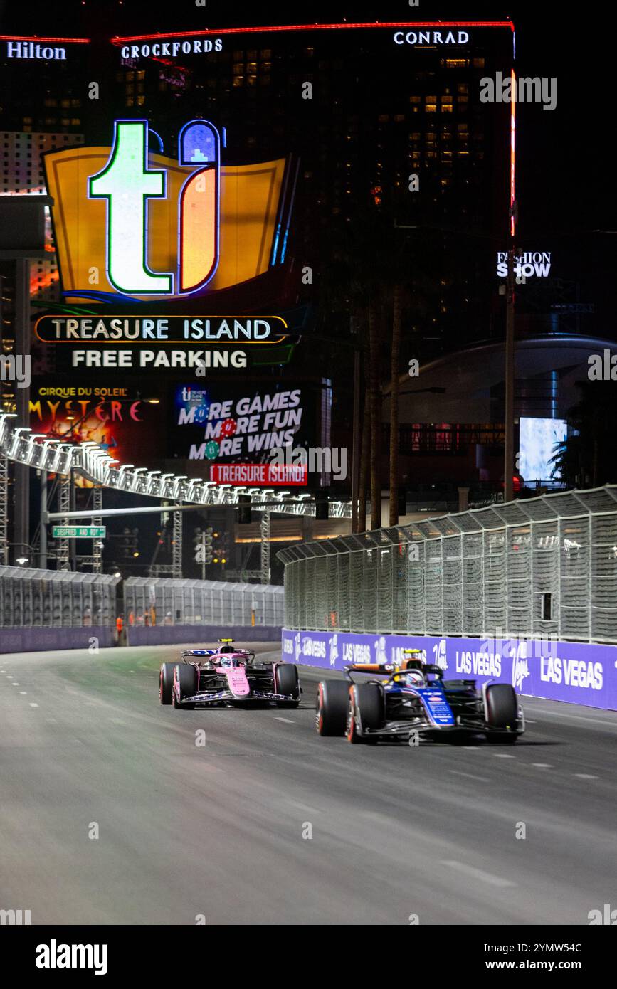 Las Vegas, USA. 22nd Nov, 2024. Franco Colapinto with Team Williams ...