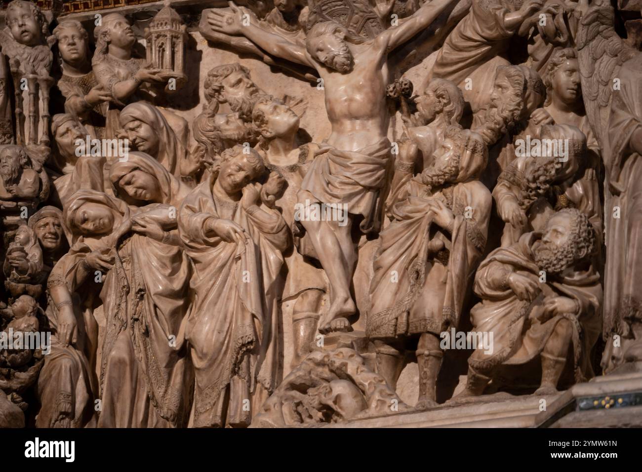 Gothic marble relief sculpture hi-res stock photography and images - Alamy