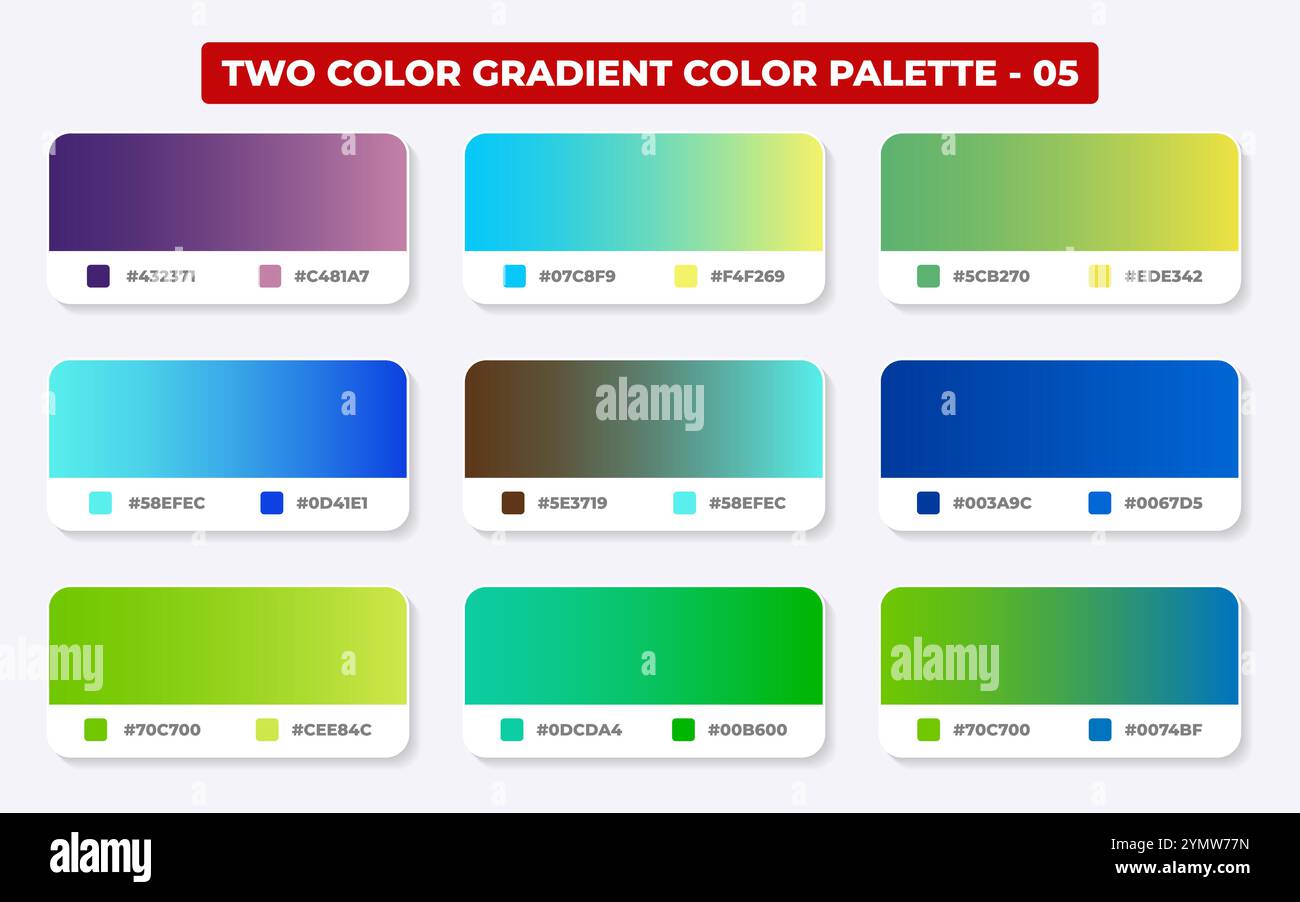 Vivid gradient squares colors and gradients Stock Vector Image & Art ...