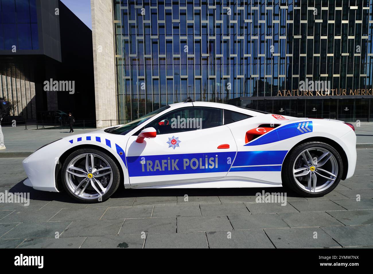 ISTANBUL, TURKIYE - MARCH 31, 2024: Ferrari 488 GTB Turkish Police Car ...